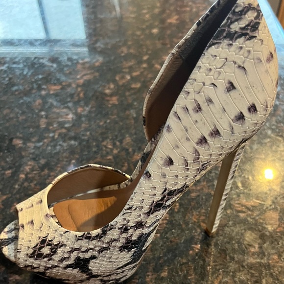 Steve Madden | Shoes | Steve Madden Snake Skin Leather Like Material ...